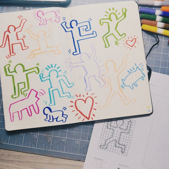 The Keith Haring Creativity Challenge - myMoleskine Community